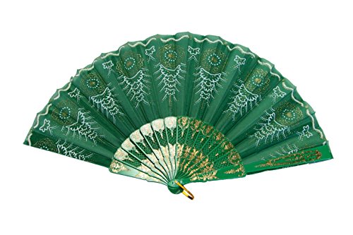 Feng Shui Import Green Hand Fan