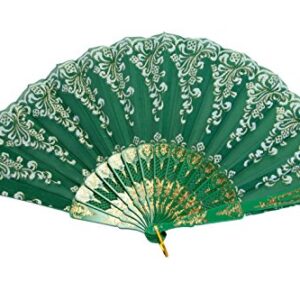 Feng Shui Import Green Hand Fan