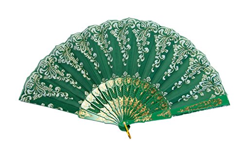 Feng Shui Import Green Hand Fan