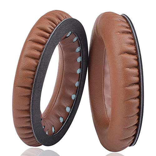 Memory Foam Earpads Ear Cushions Kit for Bose QuietComfort 2 / QuietComfort 15 / QC2 / QC15 / QC25 / QC35 / Ae2 / Ae2i / Ae2w Headphones (Brown)