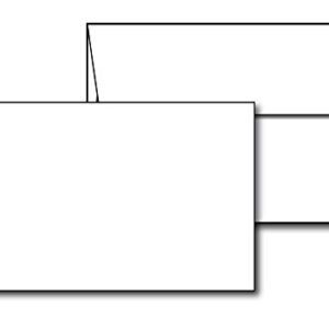 4" x 6" White Cardstock - Blank Stock for Invitations, Index or Note Cards - Heavy 80lb Cover Inkjet/Laser Printer Compatible (40 Cards with Envelopes)