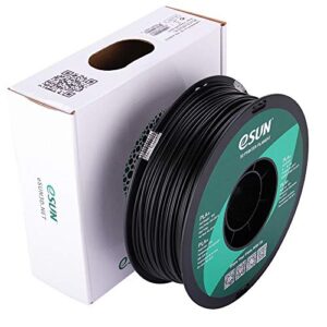 eSUN 3mm Black PLA PRO (PLA+) 3D Printer Filament 1KG Spool (2.2lbs), Actual Diameter 2.85mm +/- 0.05mm, Black