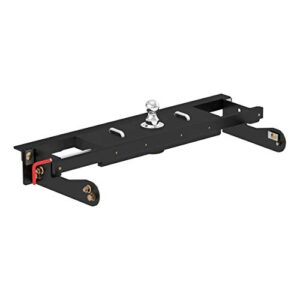 curt 60680 double lock ezr gooseneck hitch, 2-5/16-in. flip-over ball 30k, fits select chevrolet silverado, gmc sierra 2500, 3500 hd