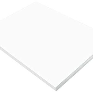 Prang (Formerly SunWorks) Construction Paper, Bright White, 18" x 24", 100 Sheets