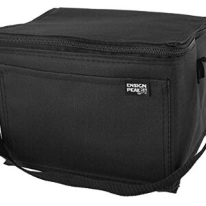 Ensign Peak Basic 6-can Insulated Cooler (Black)