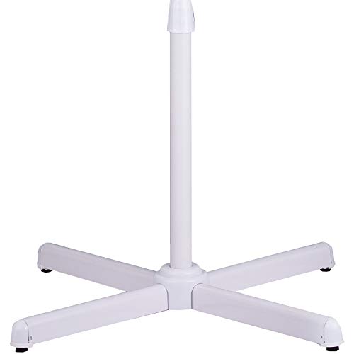 Brentwood Kool Zone Oscillating Stand Fan, 3-Speed 16-inch, White