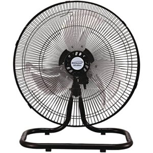 brentwood kool zone f1831b 18" industrial 3-in-1 fan, one size, black