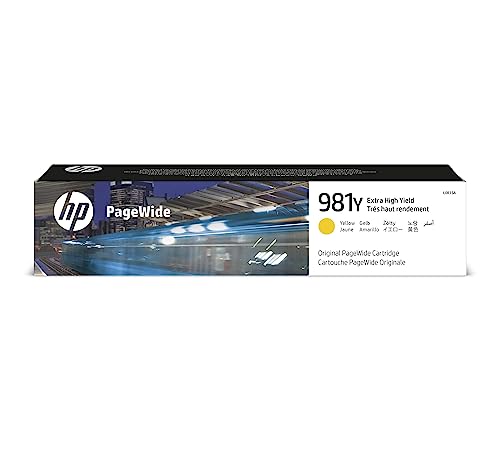 HP 981Y | PageWide-Cartridge Extra High Yield | Yellow | L0R15A