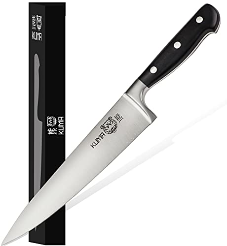 KUMA Multipurpose Chef Knife - 8 Inch Professional Sharp knife - Kitchen knife For Cutting, Chopping and Dicing With Incomparable Ergonomic Grip