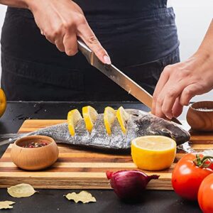 KUMA Multipurpose Chef Knife - 8 Inch Professional Sharp knife - Kitchen knife For Cutting, Chopping and Dicing With Incomparable Ergonomic Grip