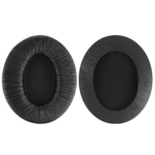 Geekria QuickFit Replacement Ear Pads for Sennheiser HD202, HD202S, HD212, HD437, HD447, PX360, HD203, HD212-Pro, EH150, EH250, HD62-TV Headphones Earpads, Headset Ear Cushion Repair Parts (Black)