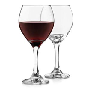 libbey classic red wine glasses, 13.5-ounce, set of 4