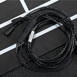 Sqrmekoko OFC Upgrade Audio Cable Cord with Volume Control and Mic Function for Sennheiser IE8, IE80, IE8i Earphone