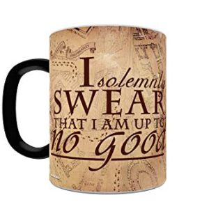 Morphing Mugs Harry Potter - Hogwarts Marauder's Map - I Solemnly Swear - 11 oz Heat Sensitive Mug – Image Revealed With HOT Liquid added! - Officially Licensed Collectible