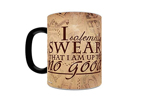 Morphing Mugs Harry Potter - Hogwarts Marauder's Map - I Solemnly Swear - 11 oz Heat Sensitive Mug – Image Revealed With HOT Liquid added! - Officially Licensed Collectible