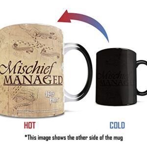 Morphing Mugs Harry Potter - Hogwarts Marauder's Map - I Solemnly Swear - 11 oz Heat Sensitive Mug – Image Revealed With HOT Liquid added! - Officially Licensed Collectible