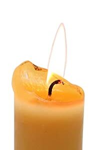 Beeswax Candle Works, 8.5 x 1.5-Inch Pillar, 35-Hour, 100% USA Beeswax