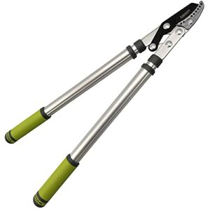 premium anvil loppers heavy duty - telescopic extending long handle branch cutter made with durable sk5 steel, heavy duty loppers for thick branches, davaon pro