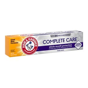 Arm & Hammer, Complete Care Toothpaste Whole Mouth Protection Six Pack – Fresh Fluoride Toothpaste, Mint, 72 Ounce, (Pack of 12) (Packaging May Vary)