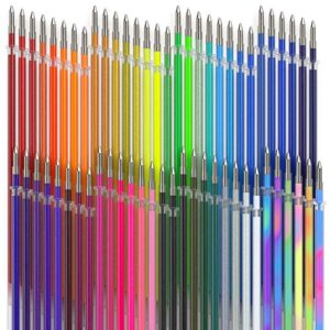 ARTEZA Gel Pens Ink Refills 60-Individual-Color-Bundle Acid-Free & Non-Toxic (0.8-1.0 mm Tips, Set of 60)