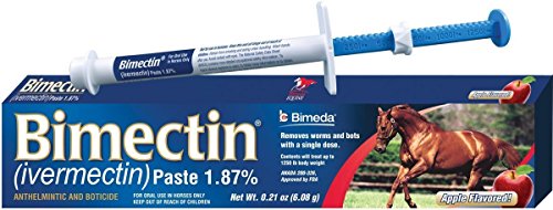 Bimectin Ivermectin Paste Horse Wormer (1.87 Ivermectin) - 12 DOSES