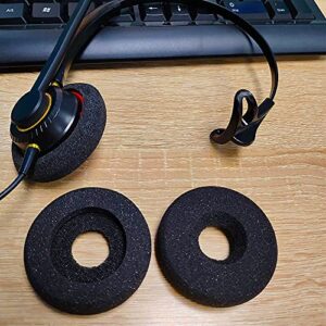 Bingle Ear Cushions Foam Doughnut Replacement for Plantronics Supra Plus Encore and Most Standard Size Office Telephone Headsets H251 H251N H261 H261N H351 H351N H361 H361N (4 Pack) (BEC-DN4)