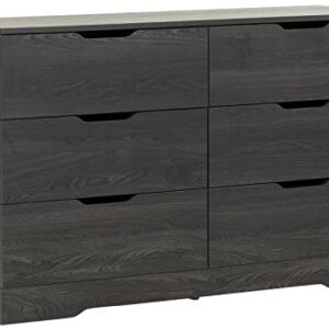 South Shore Holland 6-Drawer Double Dresser, Gray Oak