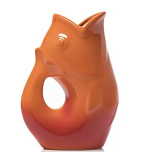 Gurgle Pot Pitcher 42 oz Ombre Red