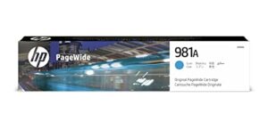 hp 981a | pagewide cartridge | cyan | j3m68a