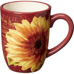 Certified International Paris Sunflower Ceramic Dinnerwae, Mulitcolored