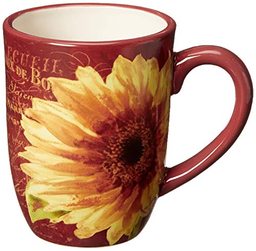 Certified International Paris Sunflower Ceramic Dinnerwae, Mulitcolored