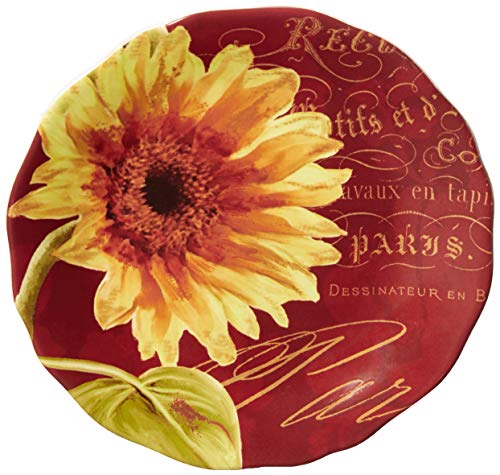 Certified International Paris Sunflower Ceramic Dinnerwae, Mulitcolored