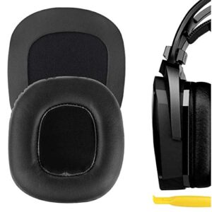 geekria quickfit replacement ear pads for razer tiamat 2.2, tiamat 7.1 headphones ear cushions, headset earpads, ear cups cover repair parts not fit tiamat 7.1 v2