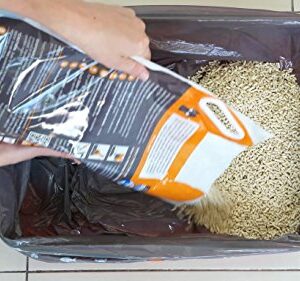 Rufus & Coco WeeKitty | Natural Flushable Clumping Cat Litter | Low Tracking Biodegradable Pellets | Corn 8.8lbs bag