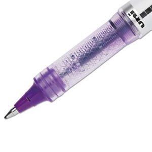 uni-ball Vision Elite Stick Roller Ball Pens, Bold Point, Purple Ink, 6 Pens