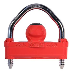 Trimax UMAX25 UMAX Red Universal Die Cast Dual Purpose Narrow Body Coupler Lock