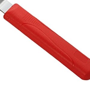 Mercer Culinary Millennia Perforated Turner, 8 Inch x 3 Inch, Red