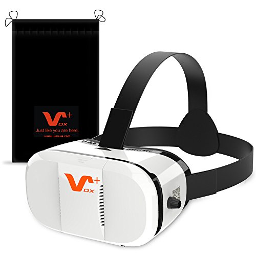 VOX+ Z3 3D VR Virtual Reality Headset Viewing Glasses for iPhone, Samsung, Google and all Android Smartphones, Get Excited Now