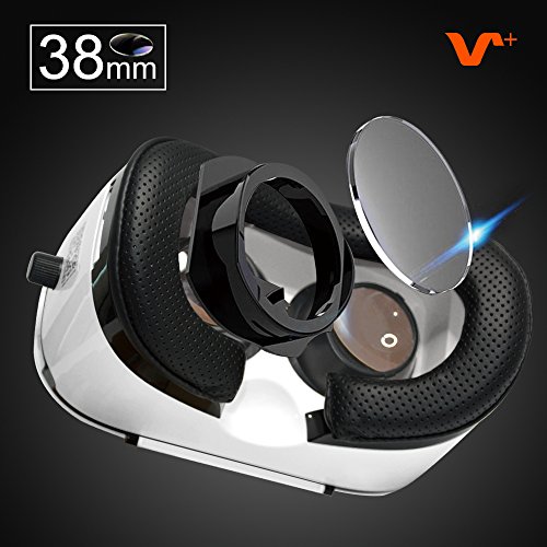 VOX+ Z3 3D VR Virtual Reality Headset Viewing Glasses for iPhone, Samsung, Google and all Android Smartphones, Get Excited Now