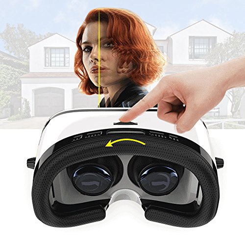 VOX+ Z3 3D VR Virtual Reality Headset Viewing Glasses for iPhone, Samsung, Google and all Android Smartphones, Get Excited Now