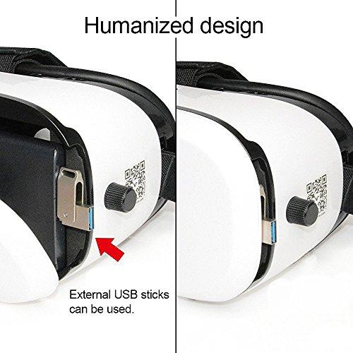 VOX+ Z3 3D VR Virtual Reality Headset Viewing Glasses for iPhone, Samsung, Google and all Android Smartphones, Get Excited Now