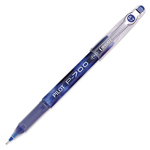 Pilot Precise P-700 Gel Ink Rolling Ball Pens, Fine Point, Blue Ink, 6 Pens