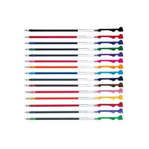 Pilot Hi-Tec-C Coleto Gel Ink Pen Refill 0.4mm, Black, × 6 Packs/total 6 pcs (Japan Import) [Komainu-Dou Original Package]