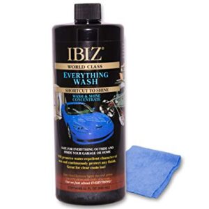 IBIZ Everything Car Wash Soap - Perfect for Cars, Trucks, SUV's, RV's, Boats & More. Best Value Car Wash.