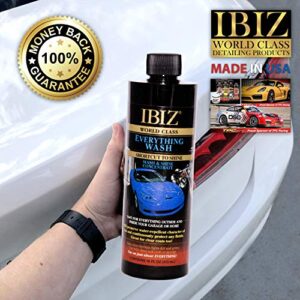 IBIZ Everything Car Wash Soap - Perfect for Cars, Trucks, SUV's, RV's, Boats & More. Best Value Car Wash.