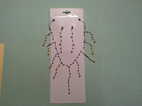 Y-Necklace with matching earing (18" to 20" Adjustable necklace) For children