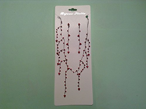 Y-Necklace with matching earing (18" to 20" Adjustable necklace) For children