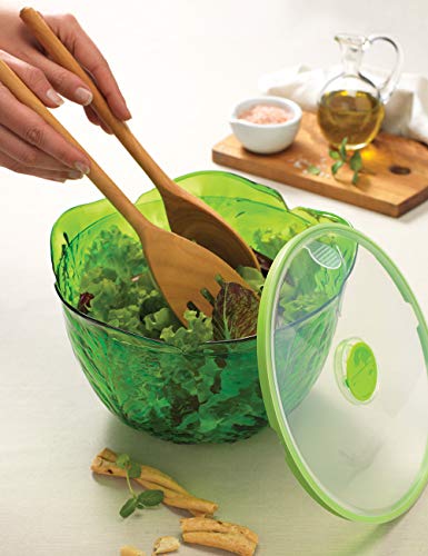 Plastic Snips Saver Salad Keeper 4 Liters, Green, One Size