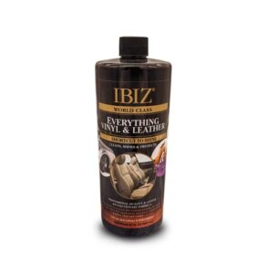 ibiz® leather car cleaner for car leather car seats, couches & more (leather & vinyl). easy-to-use, premium, professional grade.