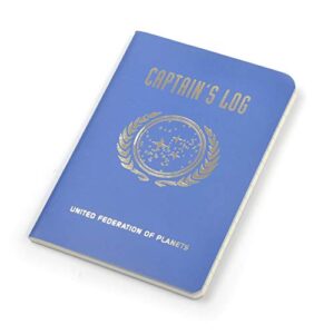 unemployed philosophers guild star trek captain's log large notebook